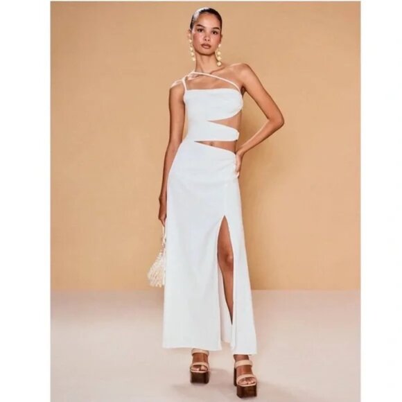 cult gaia | Dresses | Cult Gaia Terese Asymmetrical Maxi Dress Nwt Size ...